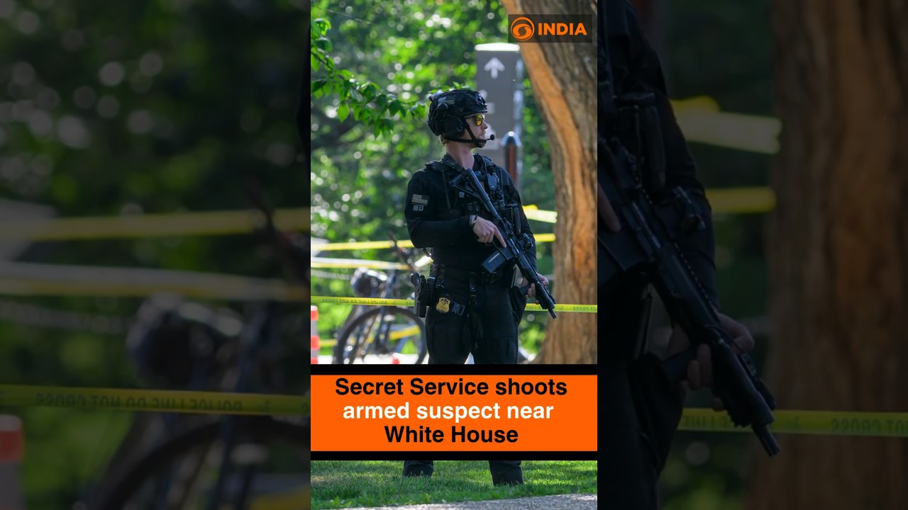 Secret Service says its officers shot armed suspect near the White House