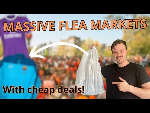 FOOTBALL SHIRT HUNTING AT FLEA MARKETS on KINGSDAY 2025