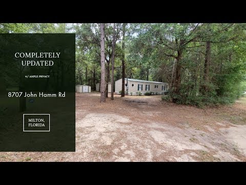 SOLD: 8707 John Hamm Rd. Milton, FL 32583 - House for Sale
