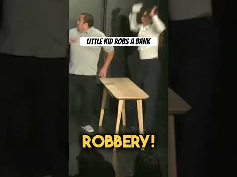 An 8 Year Old Kid Robs A Bank 😱