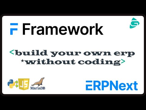 Introduction to Frappe framework and ERPNext