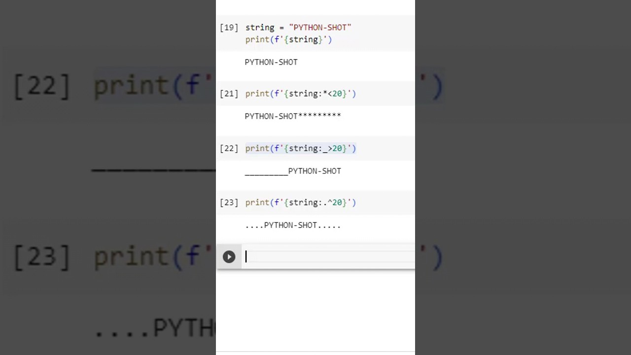 String formatting tricks that 99% of you don't know😱😱