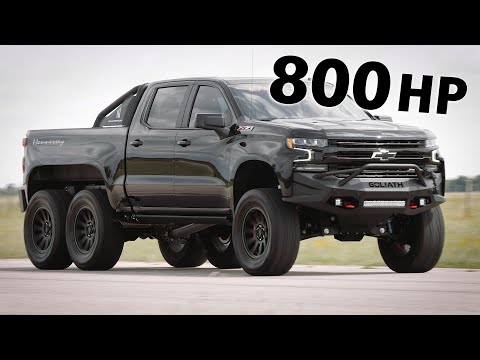 Goliath 6x6 Is an 800 HP Chevy Silverado Monster Truck - autoevolution