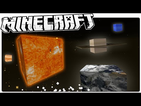 See The Solar System In Minecraft, Like Never Before! (Minecraft Custom Command / Map)