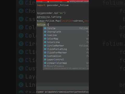 Find Geo-Location using IP ADDRESS in PYTHON!!!#geolocation #location #findinglocations