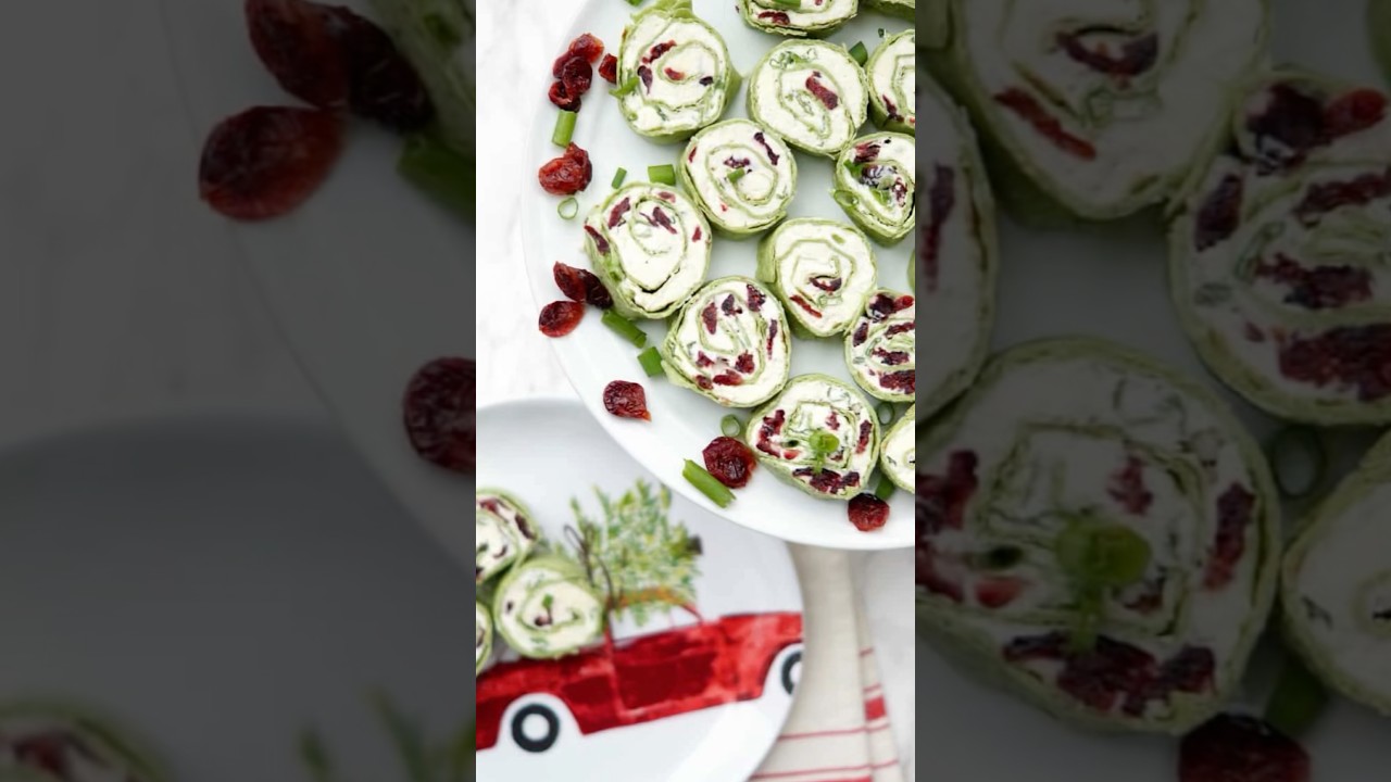 CRANBERRY FETA PINWHEELS