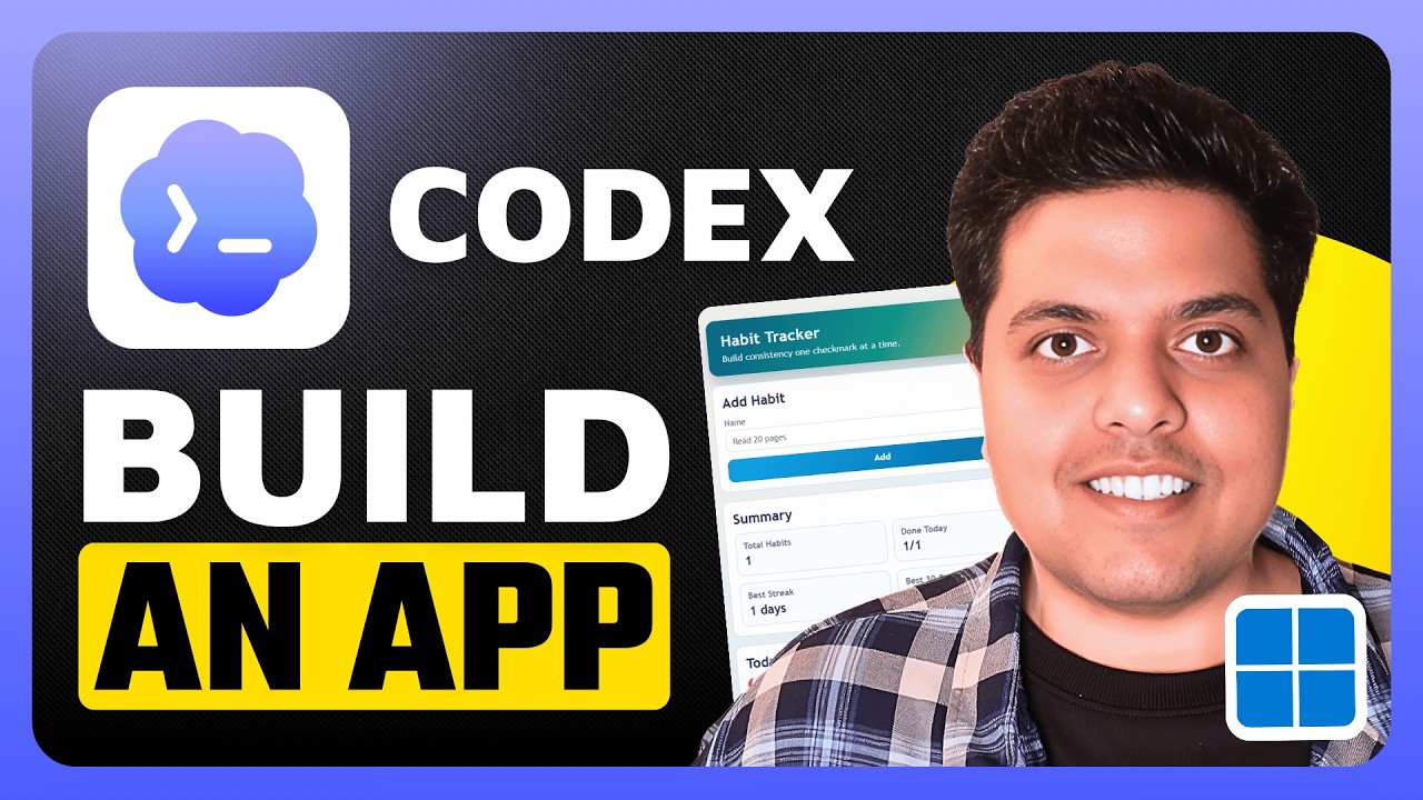 How To Create an App on ChatGPT Codex on Windows 11 - Setup Guide