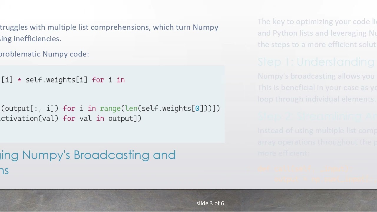 Optimize Your Numpy Function: Improve Performance with Vectorized Operations