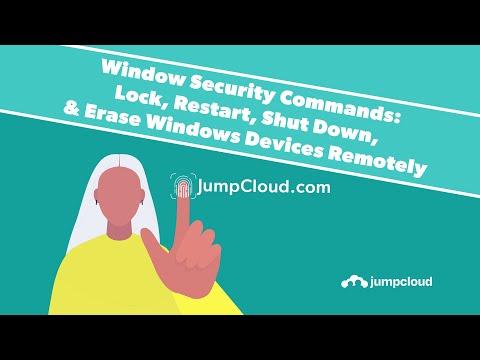 Window Security Commands: Lock, Restart, Shut Down, & Erase Windows Devices Remotely