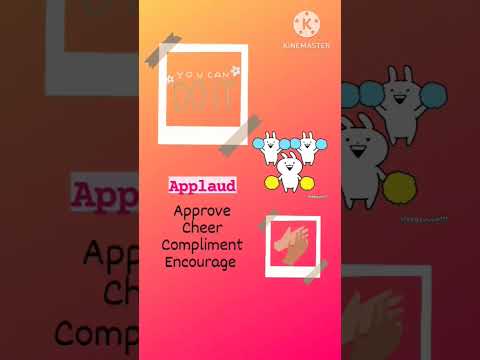SYNONYMS of "Applaud"
