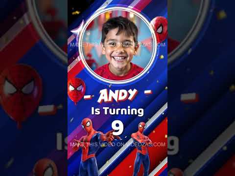 ► Create SPIDERMAN INVITATION with your Photo | DIGITAL | WHATSAPP