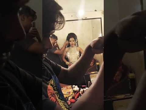 Moha saraswati look create| Mohaloya 2024| Shoot time BTS| Ta Thai Dance Academy |Arpita Biswas
