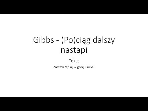 Gibbs - (Po)ciąg dalszy nastąpi Tekst