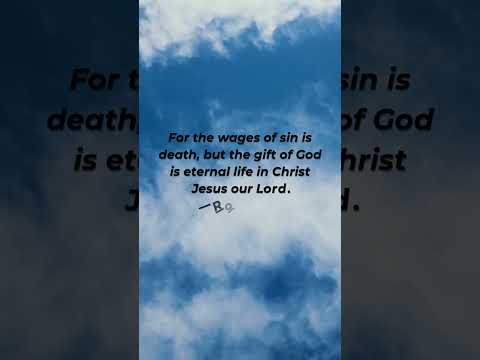 The Ultimate Choice: Death or Eternal Life? | Romans 6:23 🙏 #bibleverses #verseoftheday
