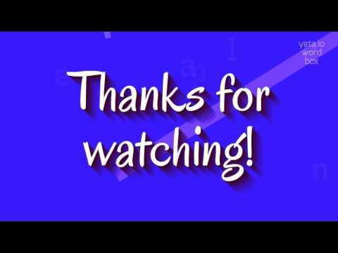 How to say "pentangle"! (High Quality Voices)
