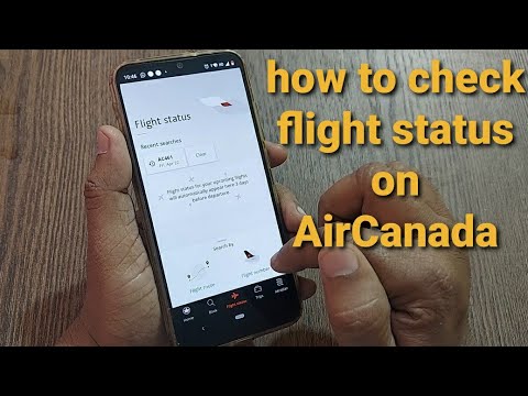 how to check flight status on AirCanada | #flightstatus #aircanada #usa #canada