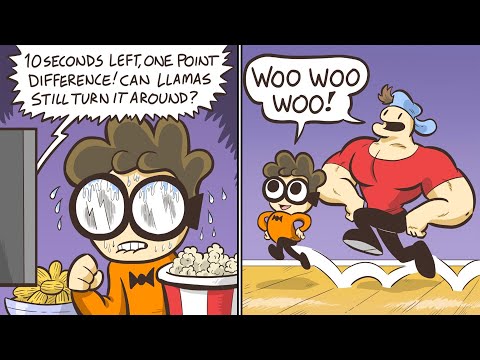 New Funny Nerd And Jock Comic Dub #84 || Chicken Smile
