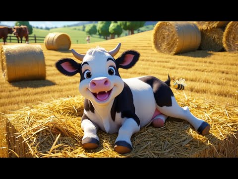 Baby Cow Goes Moo Moo Moo! | Popular Nursery Rhyme | Educational Kids Songs