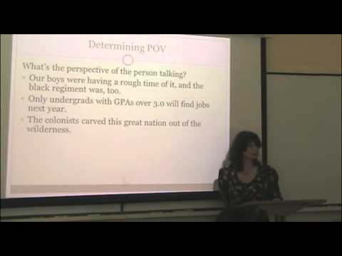 Bias and Point of View in Writing