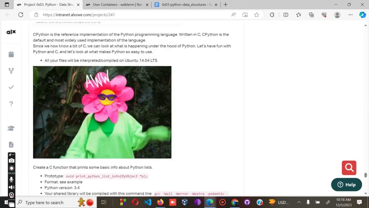 0x03. Python - Data Structures: Lists, Tuples ・❥・200% EXPLAINED  ・❥・