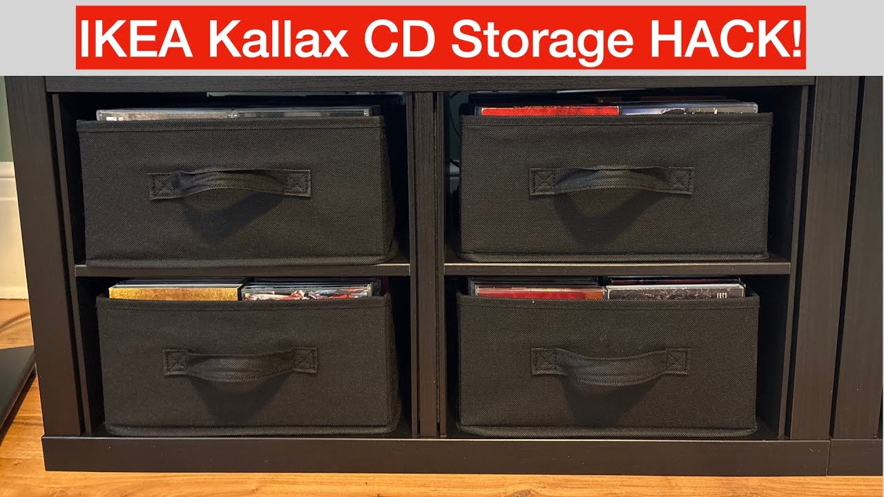 IKEA Kallax CD Storage Hack!