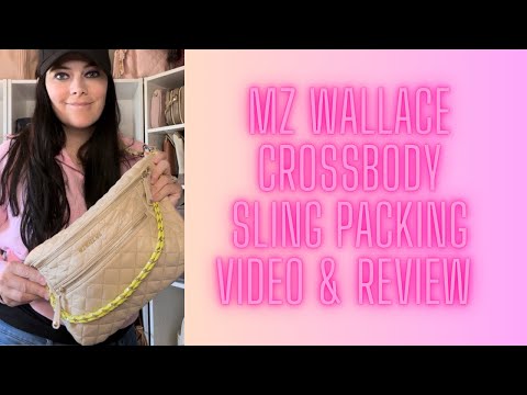 MZ Wallace Crossbody Sling Review & Packing Video