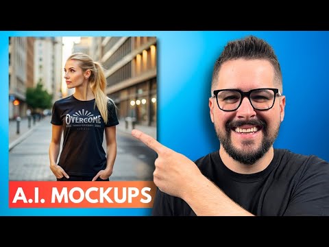 (NEW) How To Make REALISTIC A.I. T-Shirt Mockups (Fastest Method)