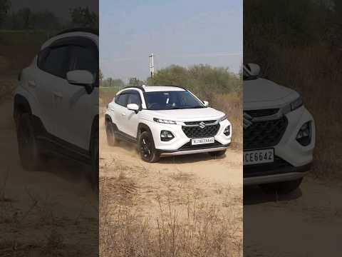 MARUTI SUZUKI FRONX DELTA PLUS GROUND CLEARANCE TEST ???? #1111 #automobile #maruticars #1212 #car