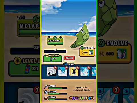 Pokemon Evolution In Dynamons World 🥳 #dynamonsworld #pokemonevolutions #pokemon #shorts #canxboy