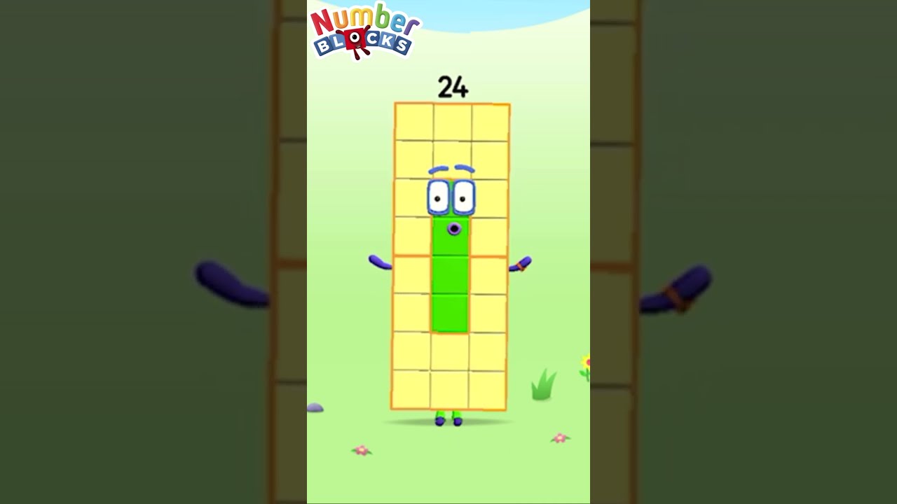 Numberblocks World App: Meet Numberblocks Twenty-Four | Fun Game for Kids #shorts
