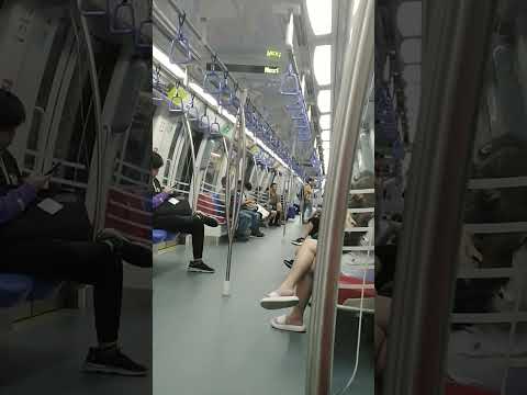 THE REAL SOUNDS OF MRT TRAIN SINGAPORE #shorts #shorts #shorts