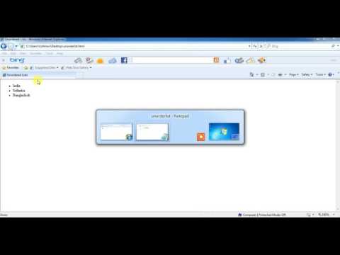 HTML Lists || Unordered and Definition List