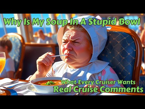 Who Put My Soup In A Stupid Bowl - Real Cruise Comments