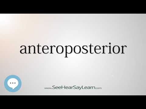 anteroposterior