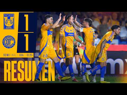 📹 Resumen Liga MX | Tigres 1-1 Toluca | Semifinal Ida | Clausura 2025