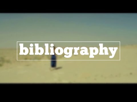 How to spell bibliography