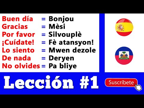 Lección 1 - Español-Kreyòl Básico : Las palabras y frases básicas que deben saber