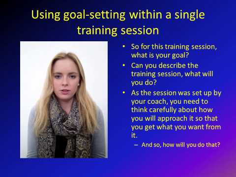 Goal setting in sport: Examples from running and hockey