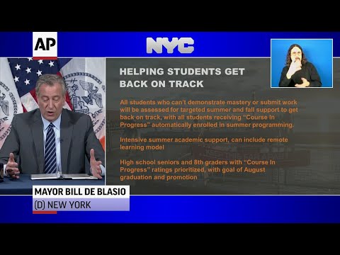 NYC students to get virus-altered grading system