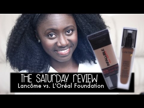 Lancôme vs L'Oreal Foundation Review