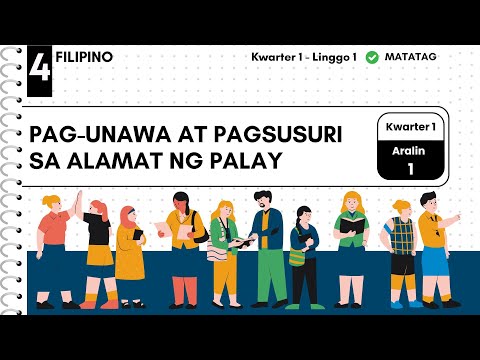FILIPINO 4 Kwater1 Linggo1 Pag-unawa at Pagsusuri sa Alamat ng Palay Kayarian ng Tekstong Naratibo