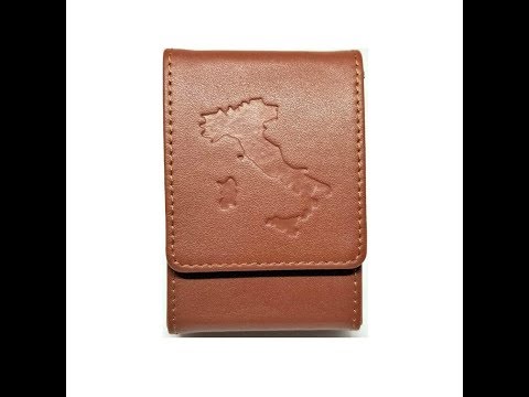 Genuine Leather Playing Card Case