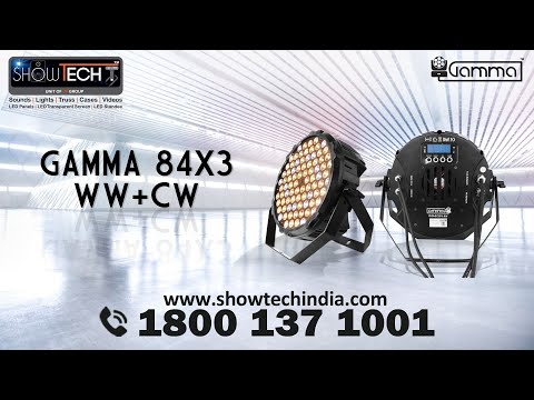 Gamma 84 X 3W 15 Degree Warm White + Cool White LED Par Can Light
