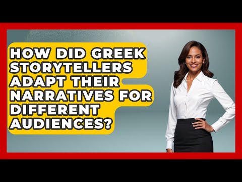 How Did Greek Storytellers Adapt Their Narratives for Different Audiences? - Talking Greece