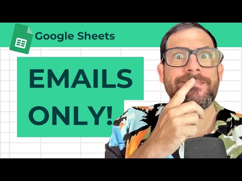 How to Allow only Email addresses in as a Google Form Question