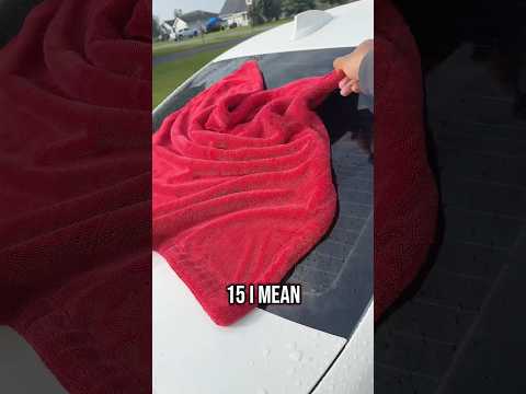 The best car drying towel I’ve ever used! #carwash