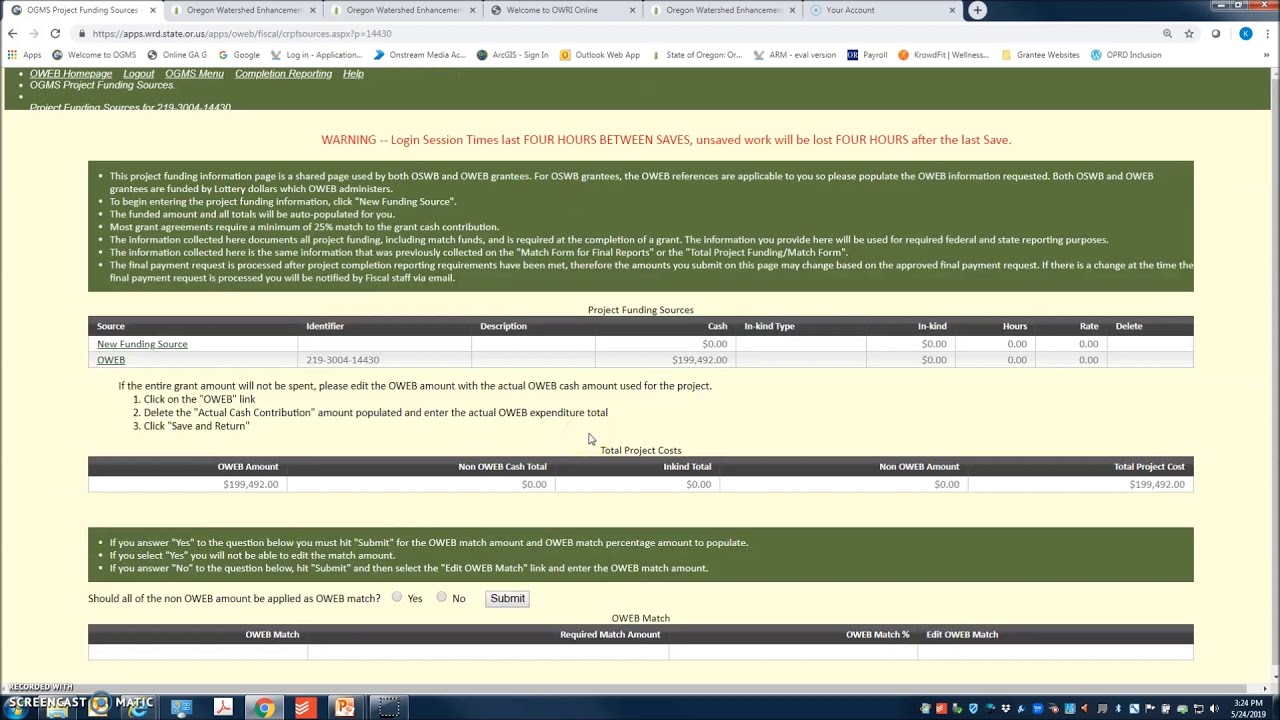 Project Completion Reporting