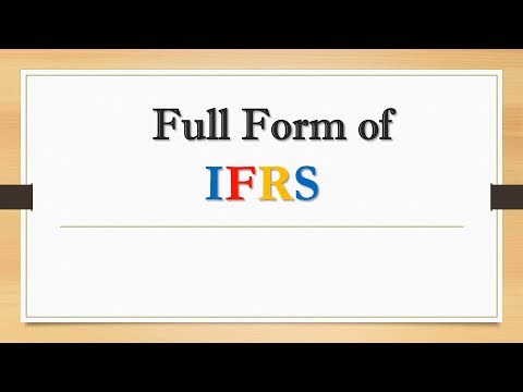 Full Form of IFRS || Did You Know?