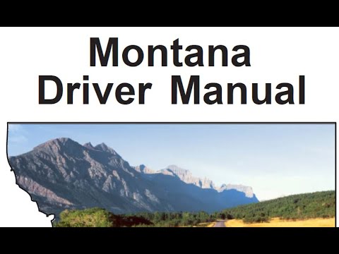Montana Driver Manual Audio Video Book (Rev. 2018) 2024: HD Bookmarked Sections