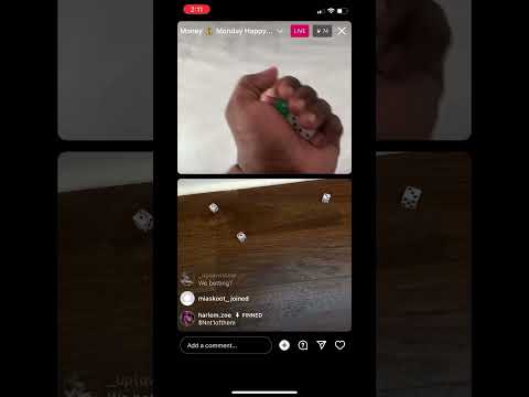 Shooting dice on instagram live with 3 dice!! #viral #gambling #dice #money #hustle